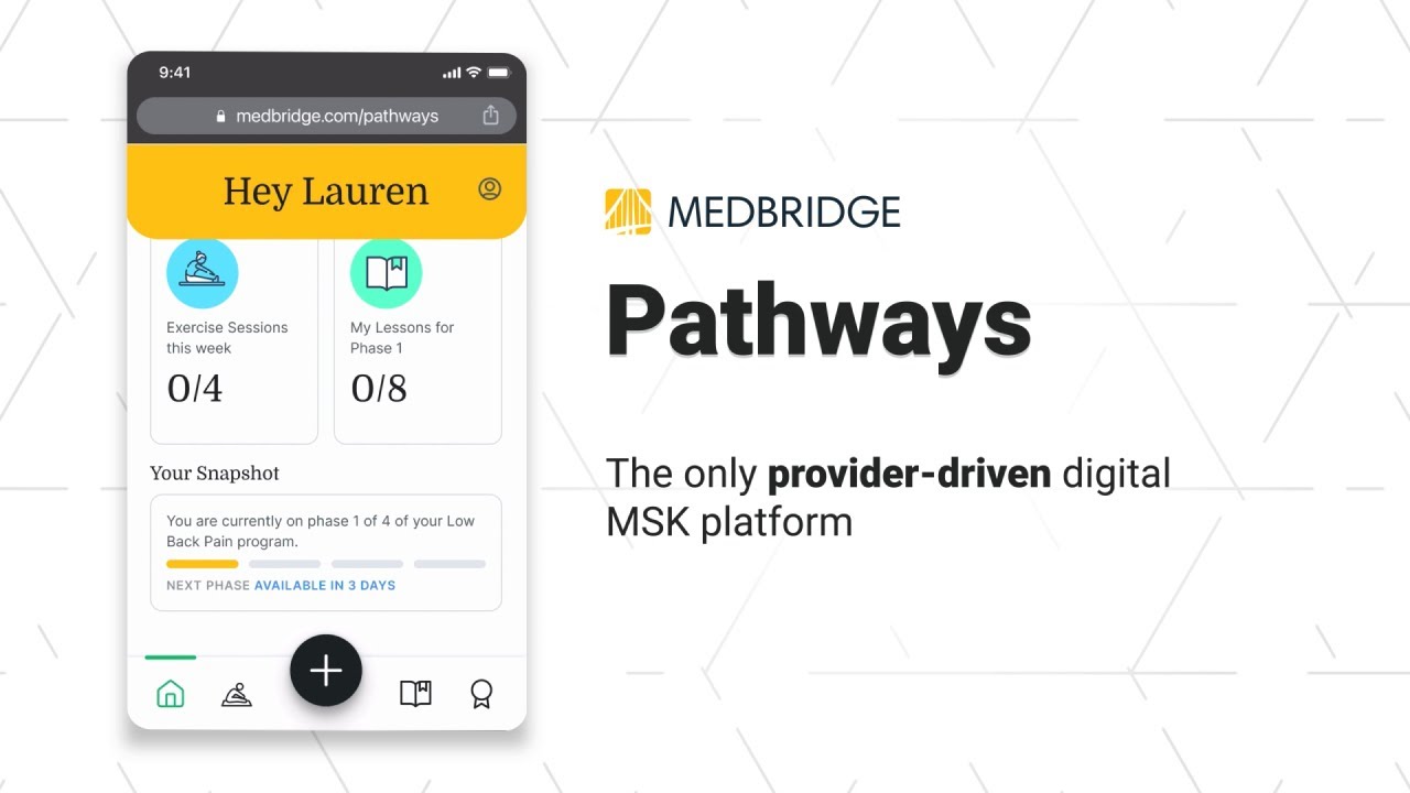 Medbridge Pathways: The Future of Digital MSK Care - YouTube