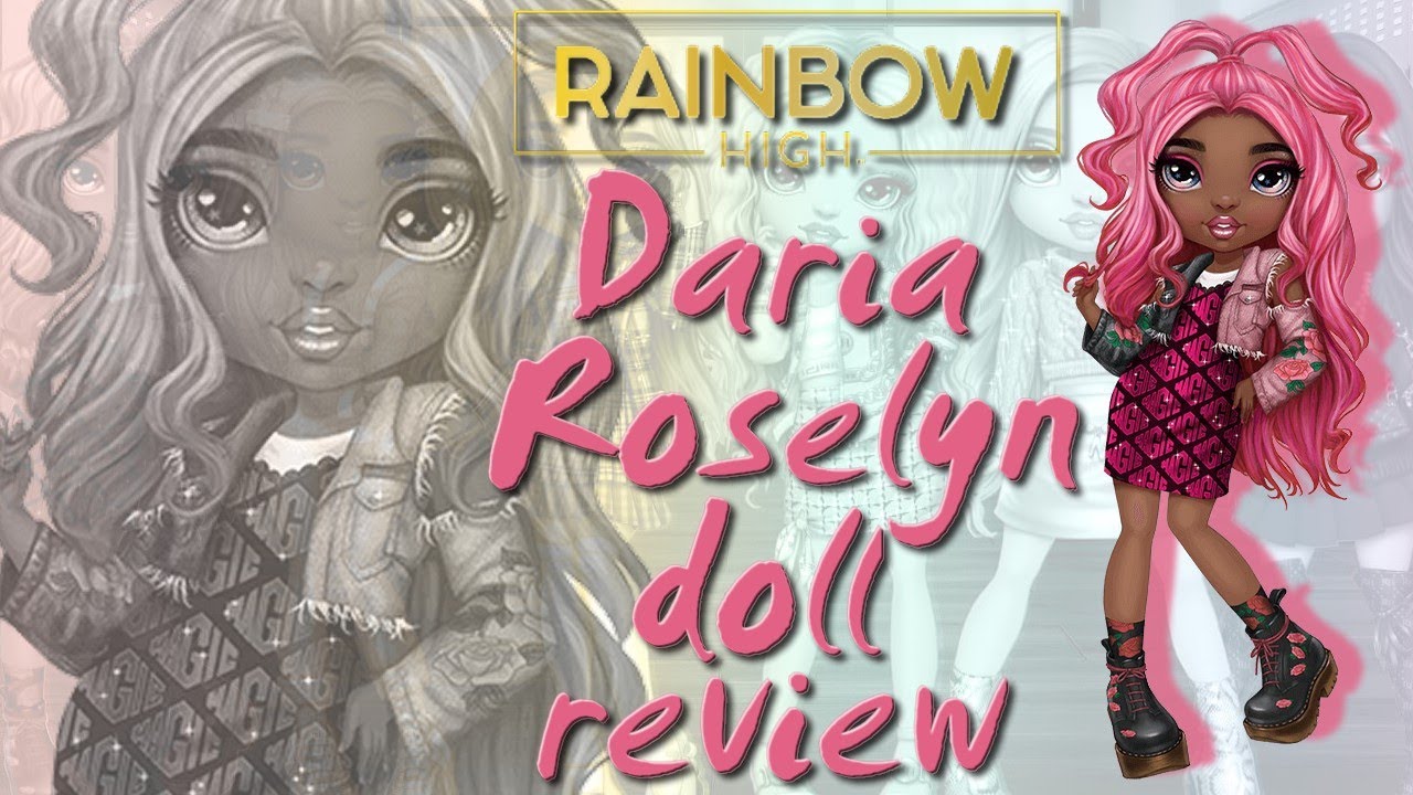 Rainbow High: Daria Roselyn (Series 3) doll review - YouTube