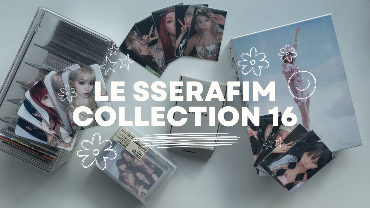 LE SSERAFIM Photocard Collection 16: Easy Era Lucky Draws Update - YouTube