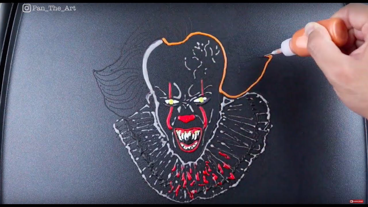 Pennywise The Dancing Clown Pancake - Pan The Art - - YouTube