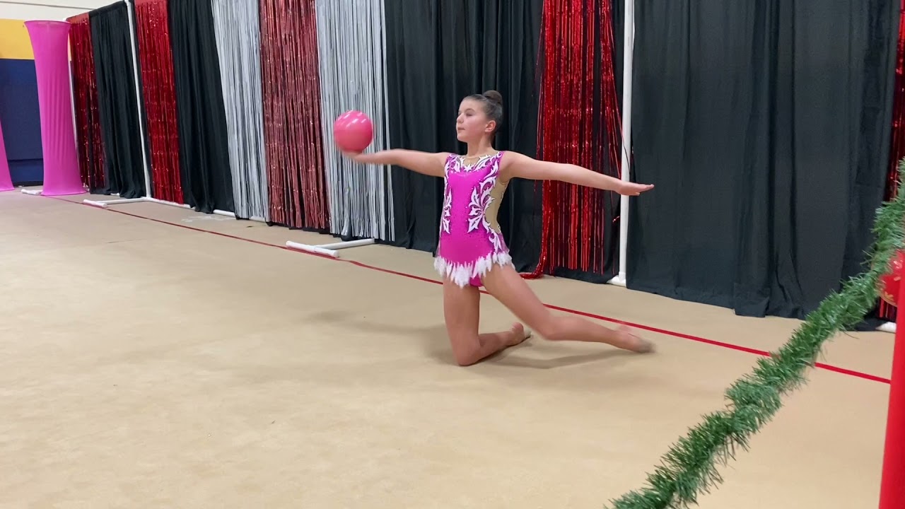 Eva's Rhythmic Gymnastics Routines (lvl 5) - YouTube