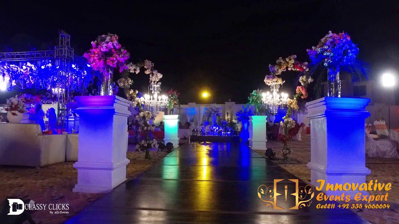 Engagement Event Eden Farm House Lahore - YouTube