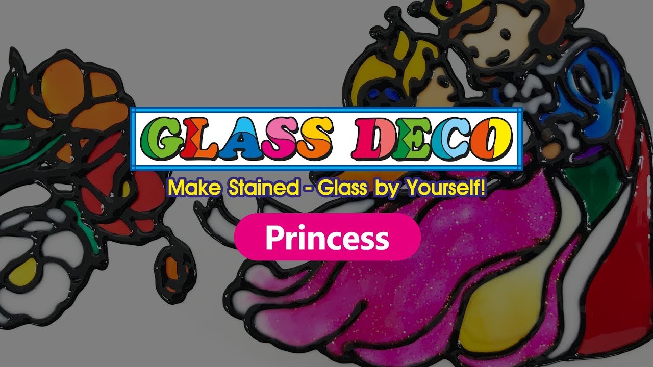 How to make Amos Glass Deco - Princess [Master Class] - YouTube
