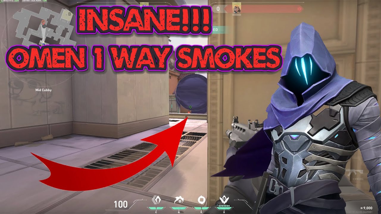 Valorant - INSANE OMEN 1 WAY SMOKES (ASCENT ONLY) - YouTube