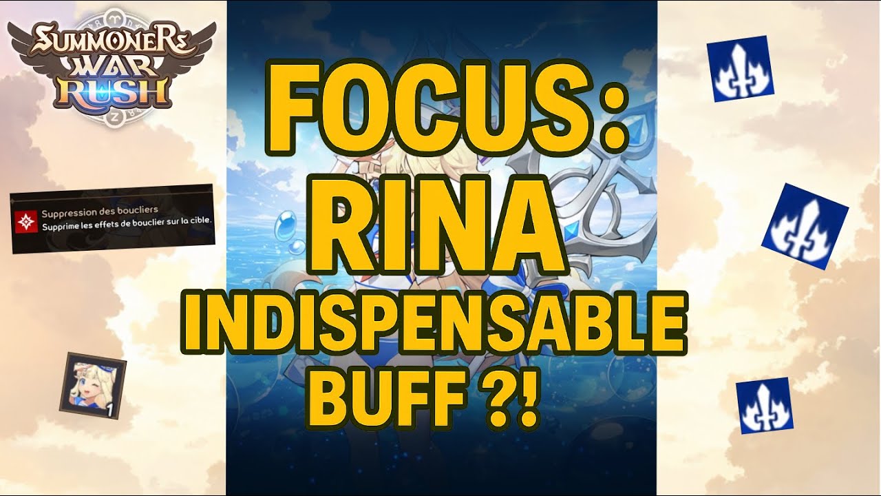 RINA INDISPENSABLE BUFF ?! ‐ Summoners War: RUSH - YouTube