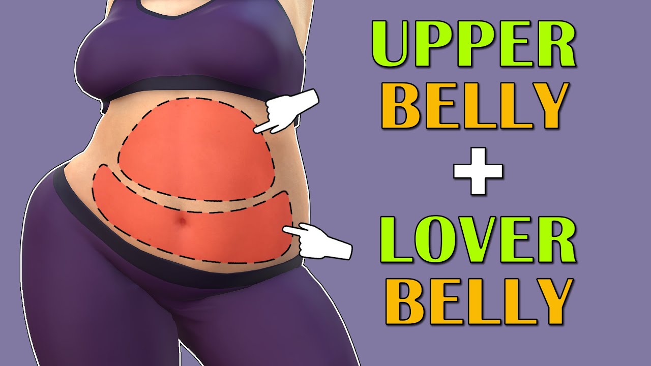 Standing Abs Workout: Lose Upper Belly & Lower Belly Fat - YouTube