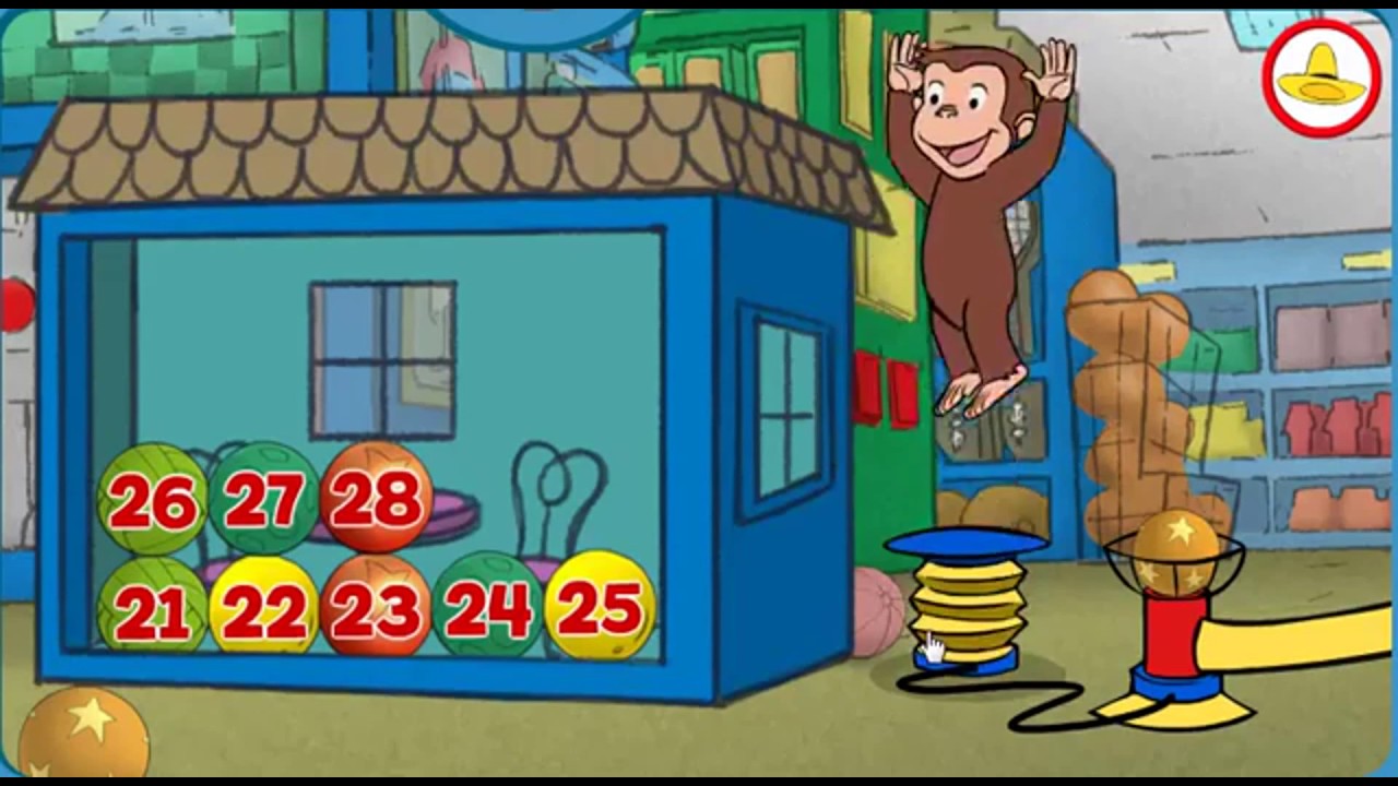 Learn numbers with Curious George 🐵 1,2,3,4,5 ... - YouTube