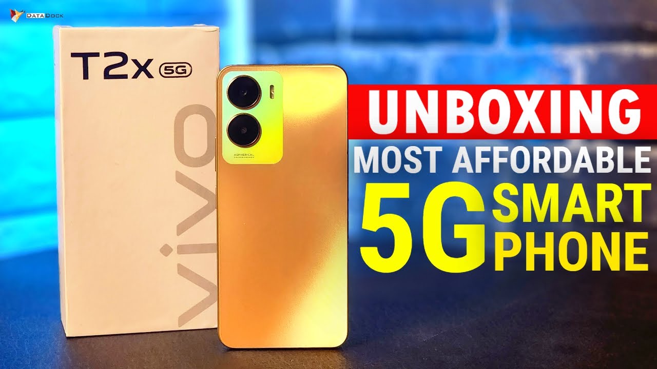 VIVO T2X 5G Unboxing | Most Affordable 5G Smartphone #datadock - YouTube