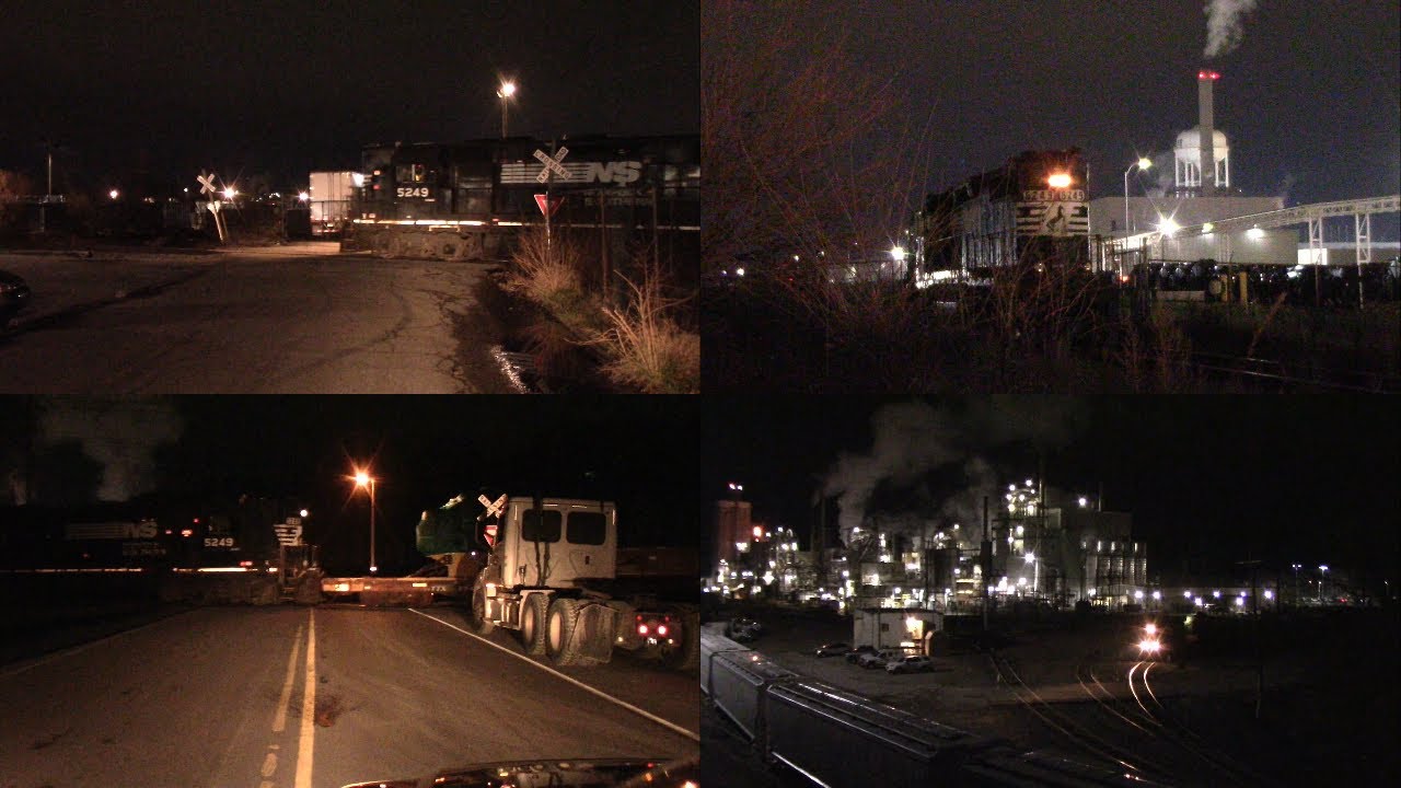Chasing NS 5249 (High Hood) on the Lafayette Union Railway in Lafayette ...