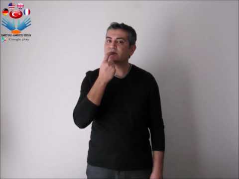 Yaş - işaret dili