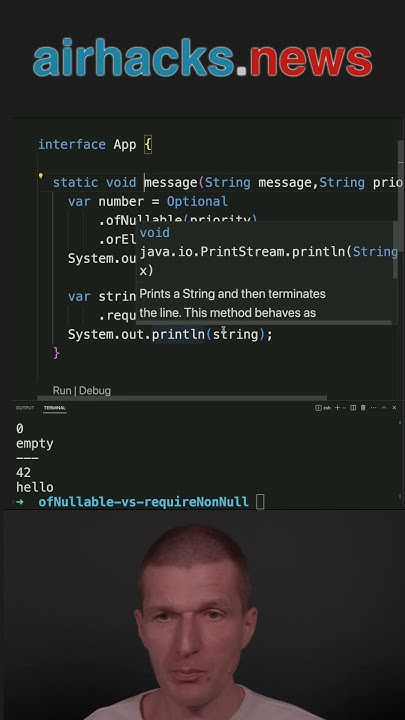 Optional.ofNullable vs Objects.requireNonNull #java #shorts - YouTube