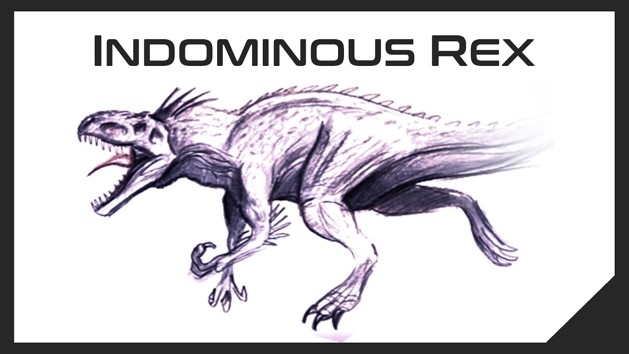 Indominus Rex Drawing - YouTube