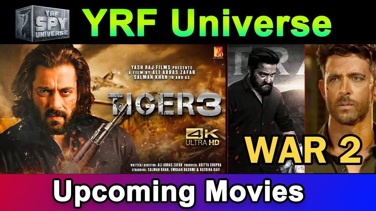 SPY UNIVERSE | YRF Spy Universe Upcoming Movies | War 2 - Jr Ntr ...