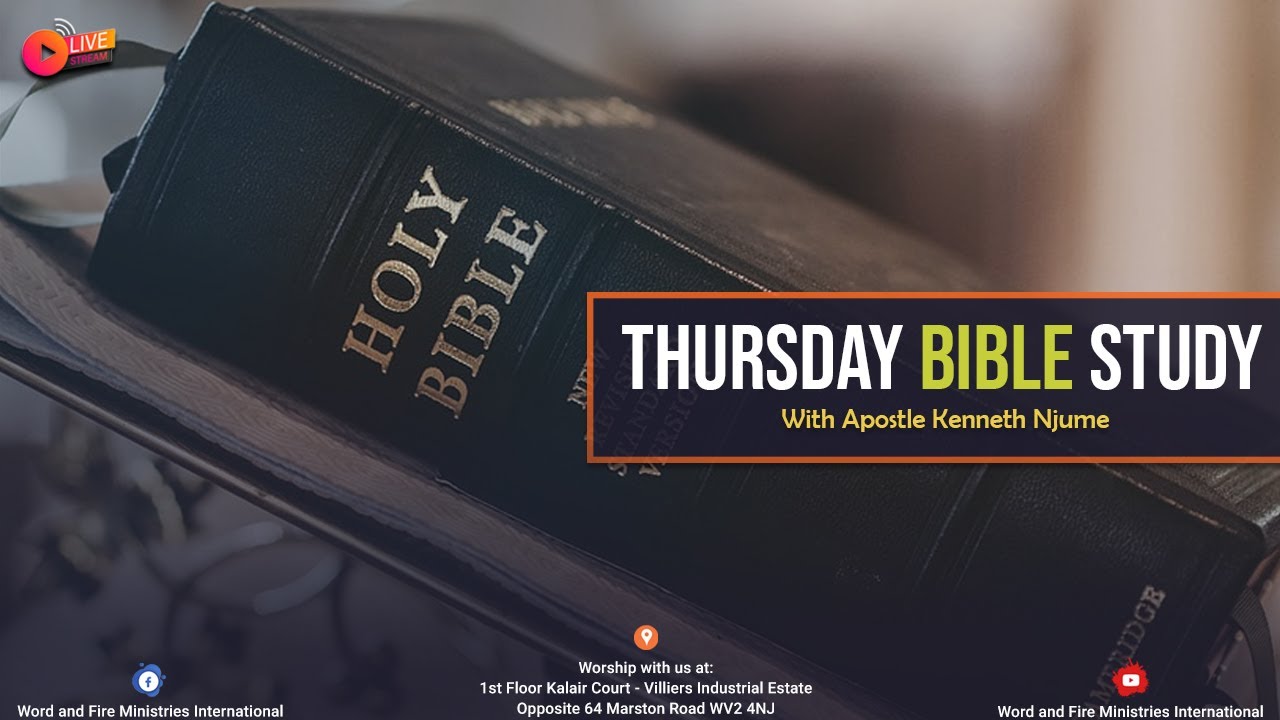 Welcome to Our Thursday Bible Study - YouTube