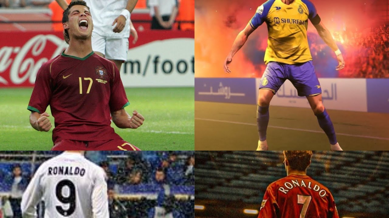 Cristiano Ronaldo goal reconstruction: first goal in each team#fifa ...