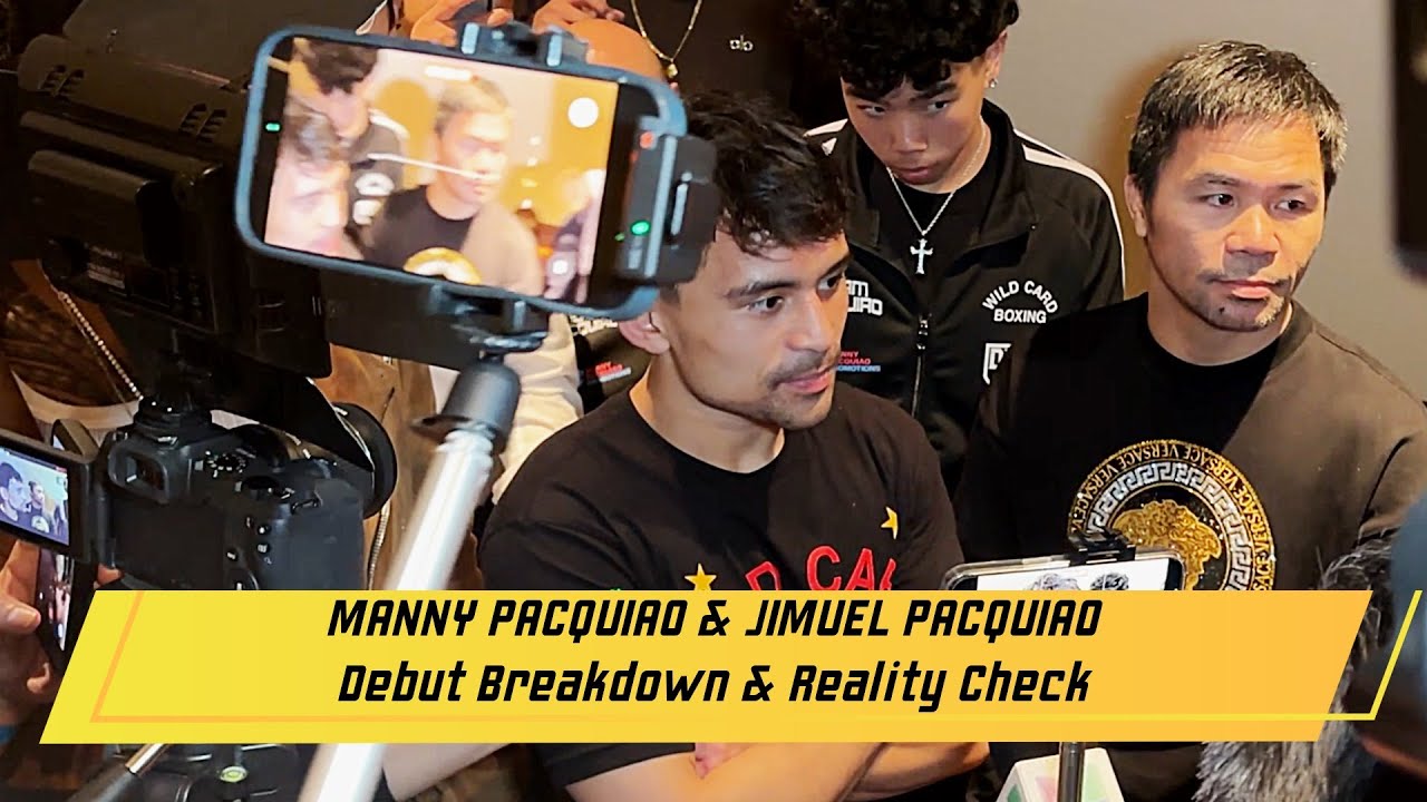 Manny Pacquiao satisfied with Jimuel's Pro Debut despite the Draw - YouTube