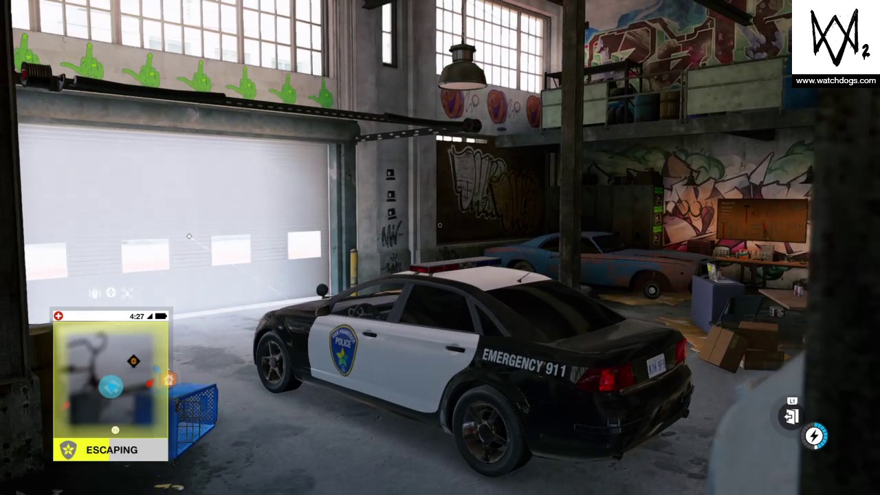 Proper way to steal a cop car in Watch_Dogs 2 - YouTube