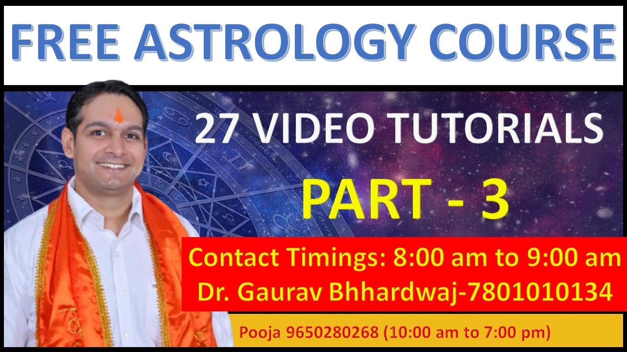FREE astrology course||Astrology Courses for beginners | Learn Online Astrology Course in Hindi ...