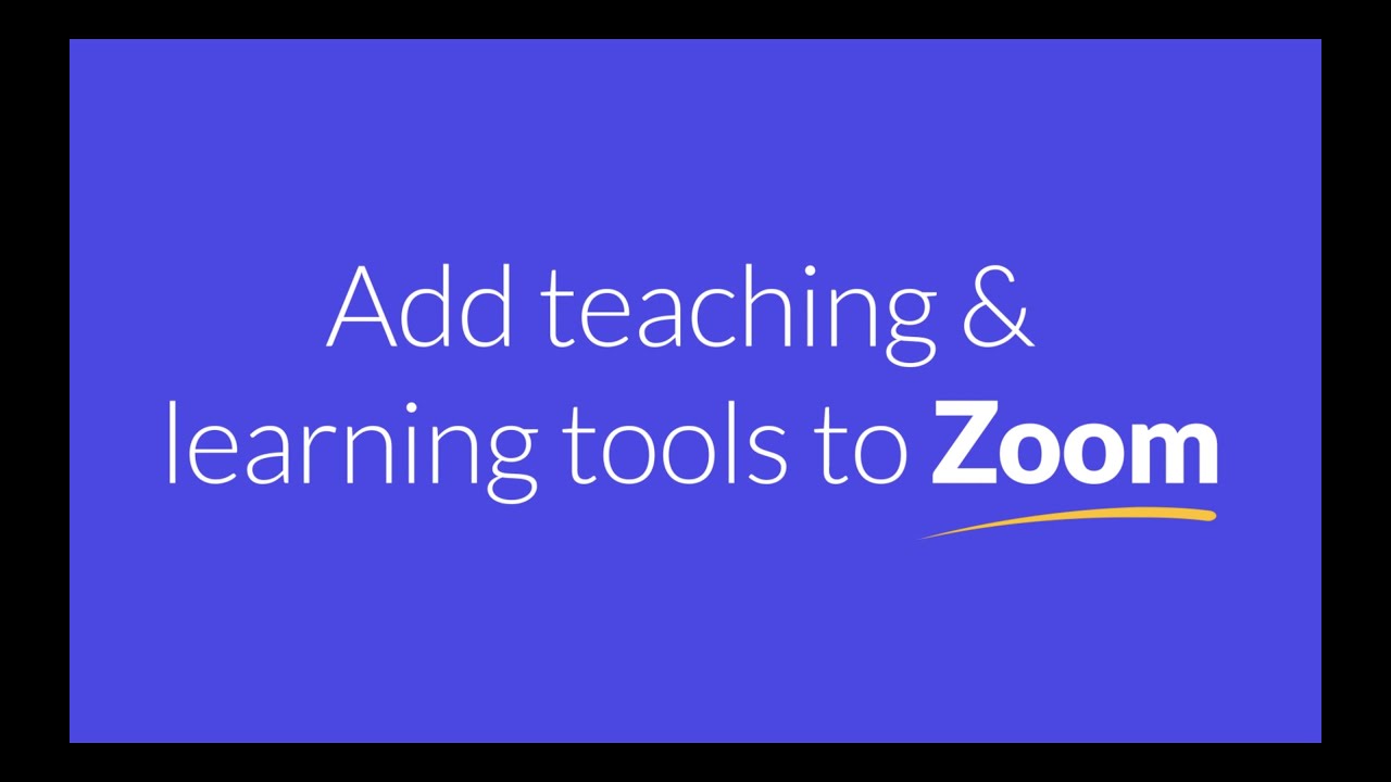 Class Overview - Add Teaching & Learning Tools to Zoom - YouTube