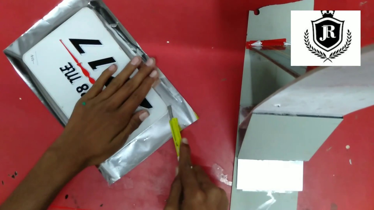 How to make of 3D number plate - YouTube