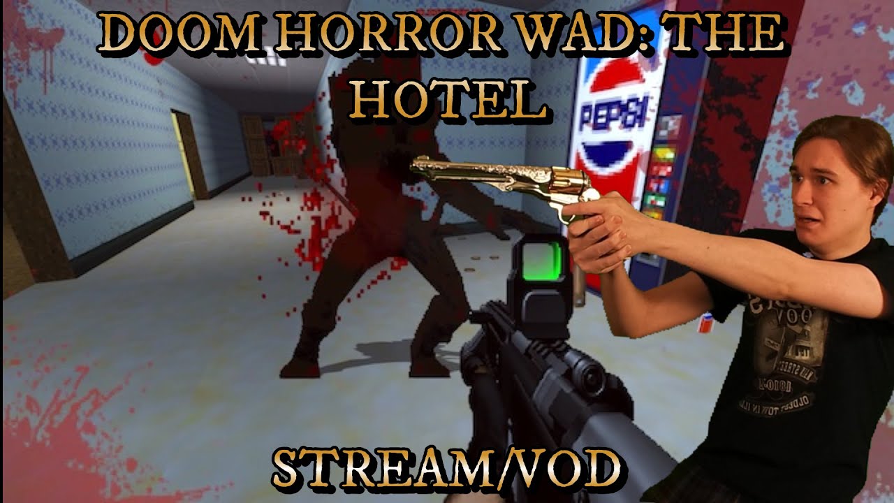 MY FIRST TIME PLAYING A DOOM HORROR WAD! (THE HOTEL: LOST CONTACT ...