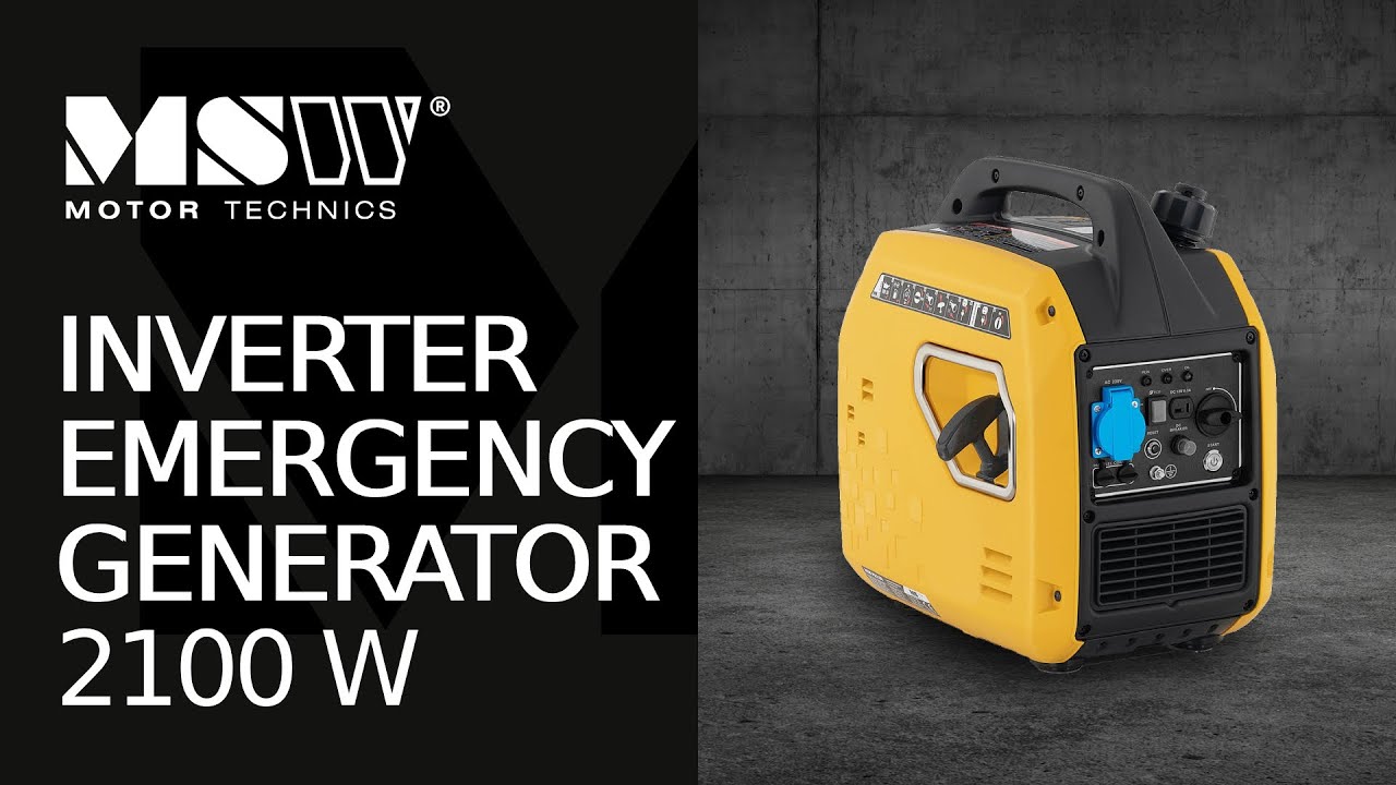 Inverter Emergency Generator MSW Motor Technics MSW-PGI2100E | Product ...