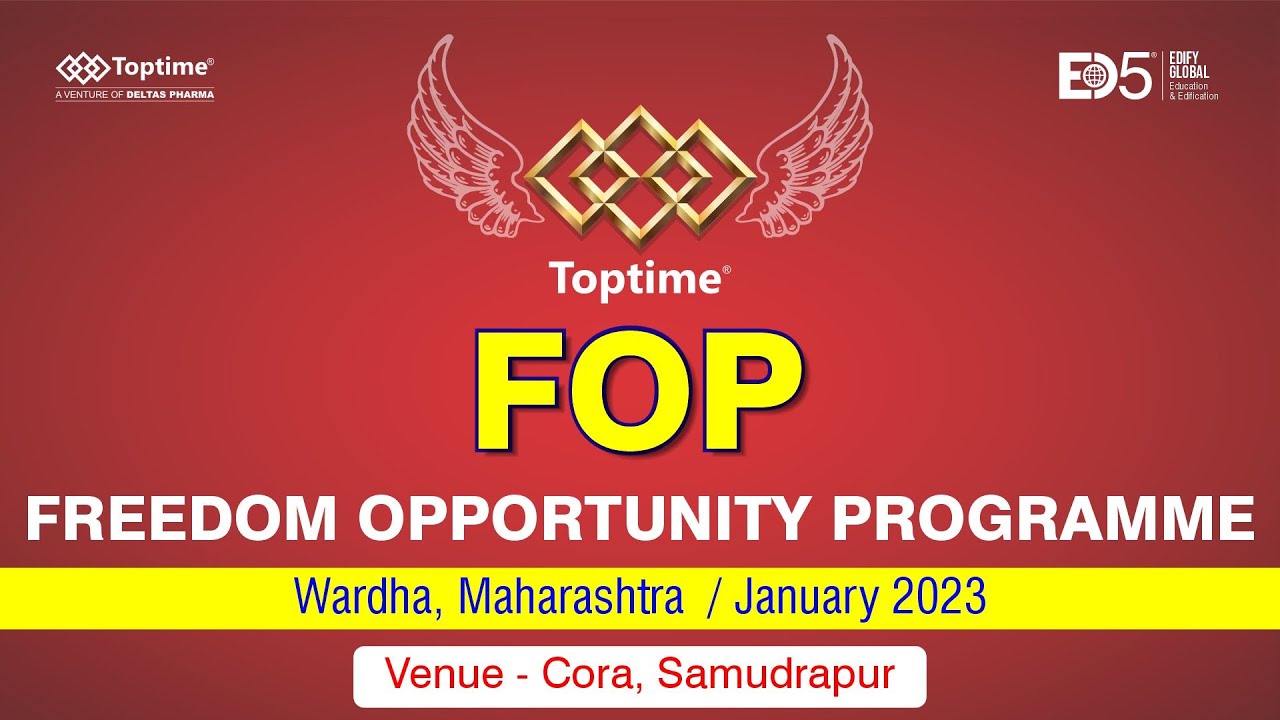 Toptime Freedom Opportunity Programme | Wardha, Samudrapur, MH | Jan ...