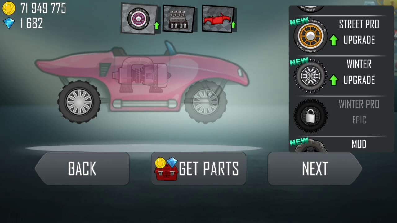 Hill Climb Racing - Create my CAR # Monster Truck with Tractor Tyres ...