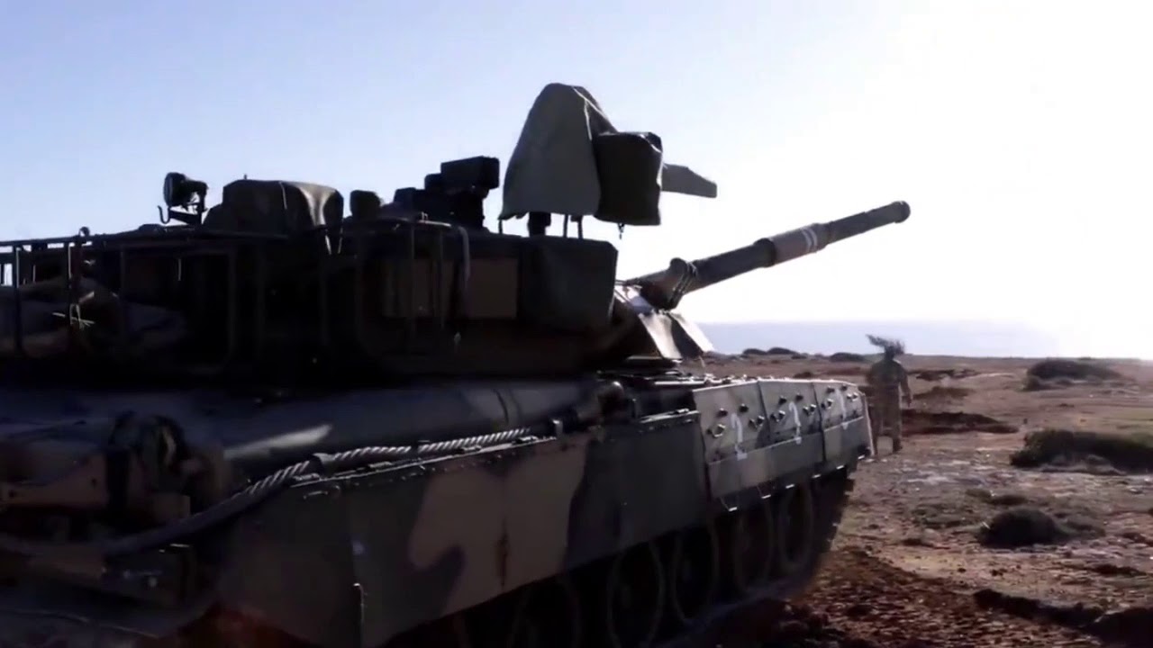9M119 anti-tank missiles fired from T-80 , Cyprus - YouTube