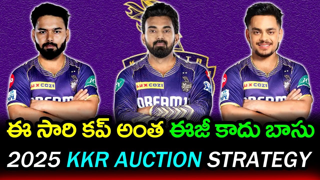 KKR IPL 2025 Mega Auction Strategy | Kolkata Target Players List ...