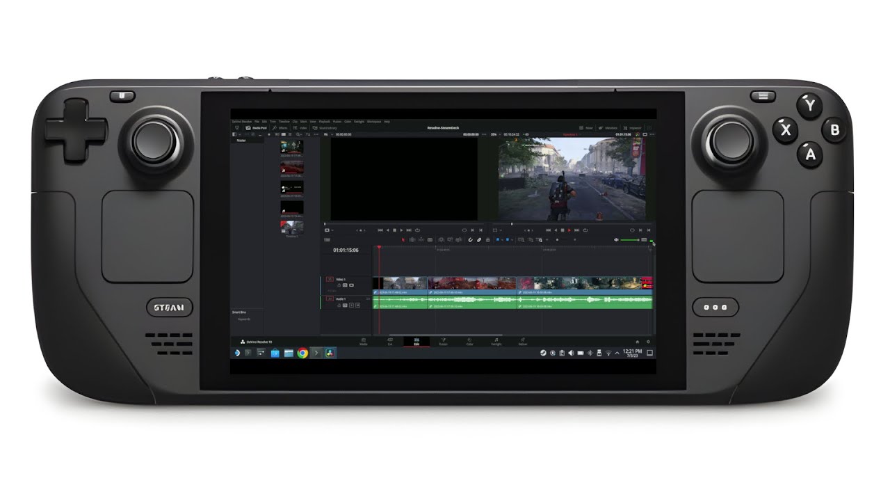 Davinci Resolve On Steam Deck - YouTube