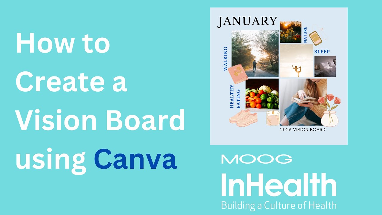 How to Create a Vision Board using Canva - YouTube