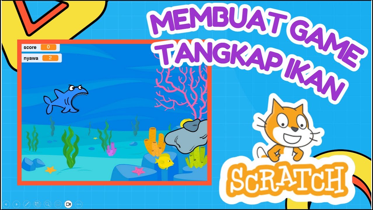 Coding Game Sederhana di Scratch – Tangkap Ikan - YouTube