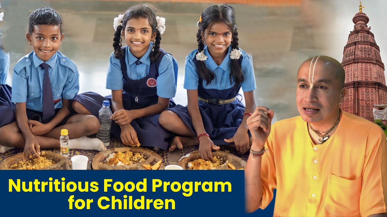 ISKCON and Child Help Foundation Initiative | Nutritious Food Program ...
