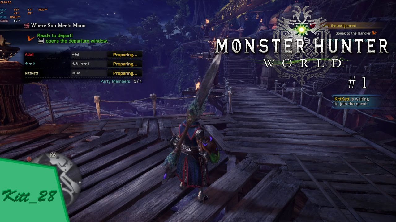 Lets Play MH:W - Kitt_28 and Stack Monster Hunter: World Indonesia ...
