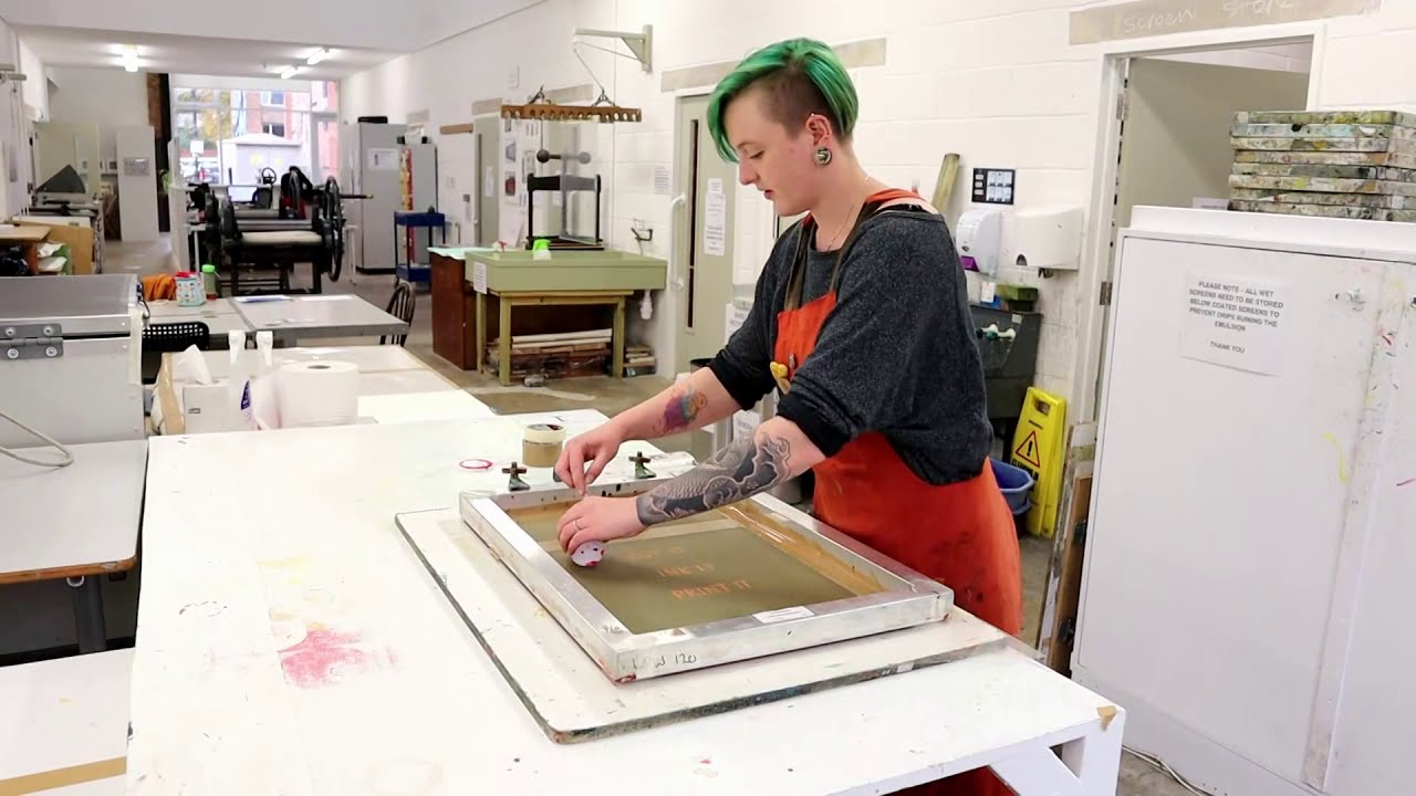 Silkscreen Studio Showcase - YouTube