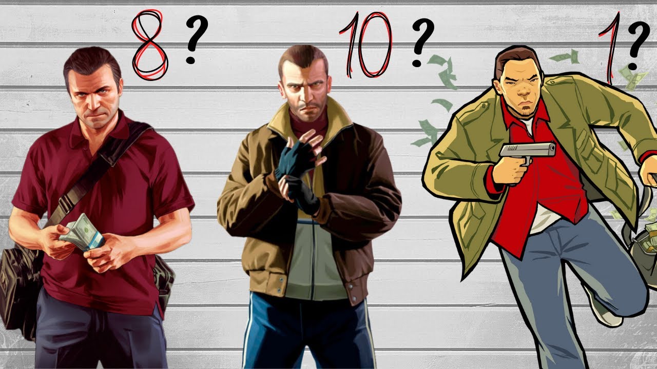 Ranking The Grand Theft Auto Protagonists - YouTube