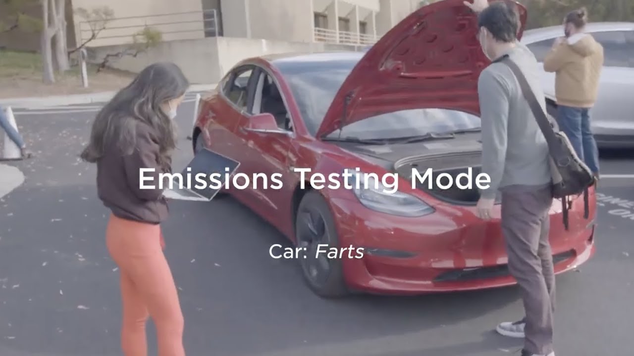 Behind the Scenes: Tesla Fart Mode Testing (Winter Update) - YouTube