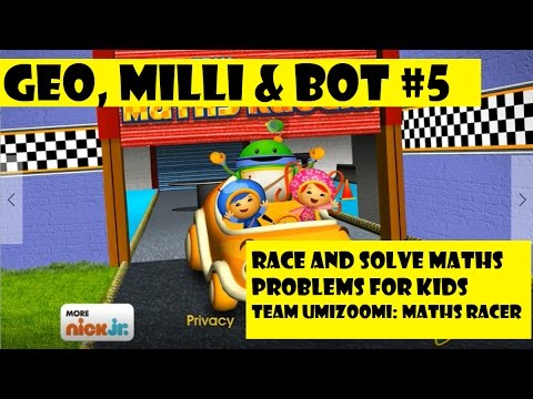 Team Umizoomi Maths Racer#5: Watch Geo Milli & Bot Race and Solve Maths ...
