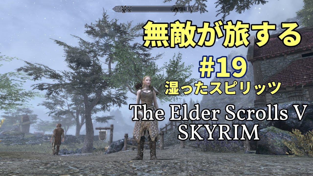 無敵が旅する #19 The Elder Scrolls V Skyrim"God Mode"（Audio is in English）湿った ...