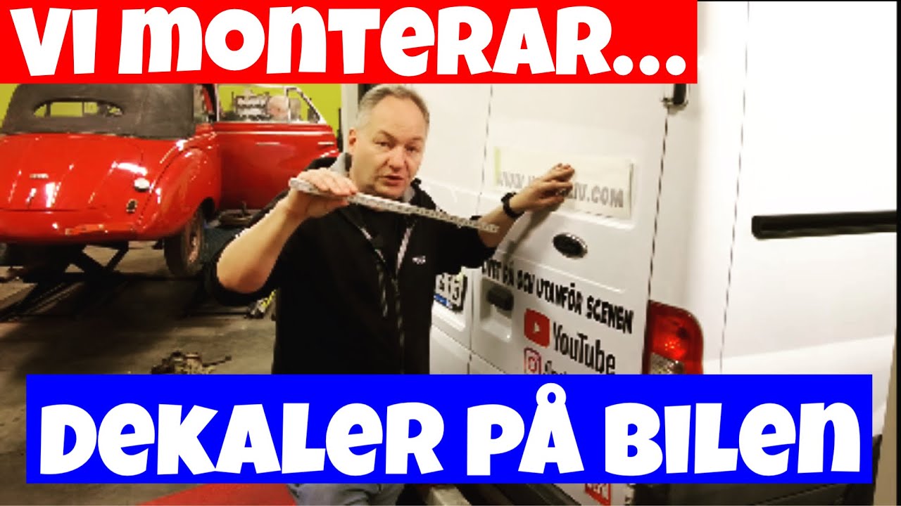 Dekaler på bilen! Hur funkar det? Vi visar hela förloppet. #husbilsliv #husbiltips #husbil - YouTube