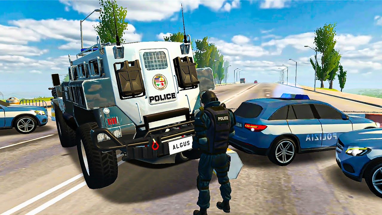 Police VAN Driving Simulator - SWAT Patrolling In The City - Android ...