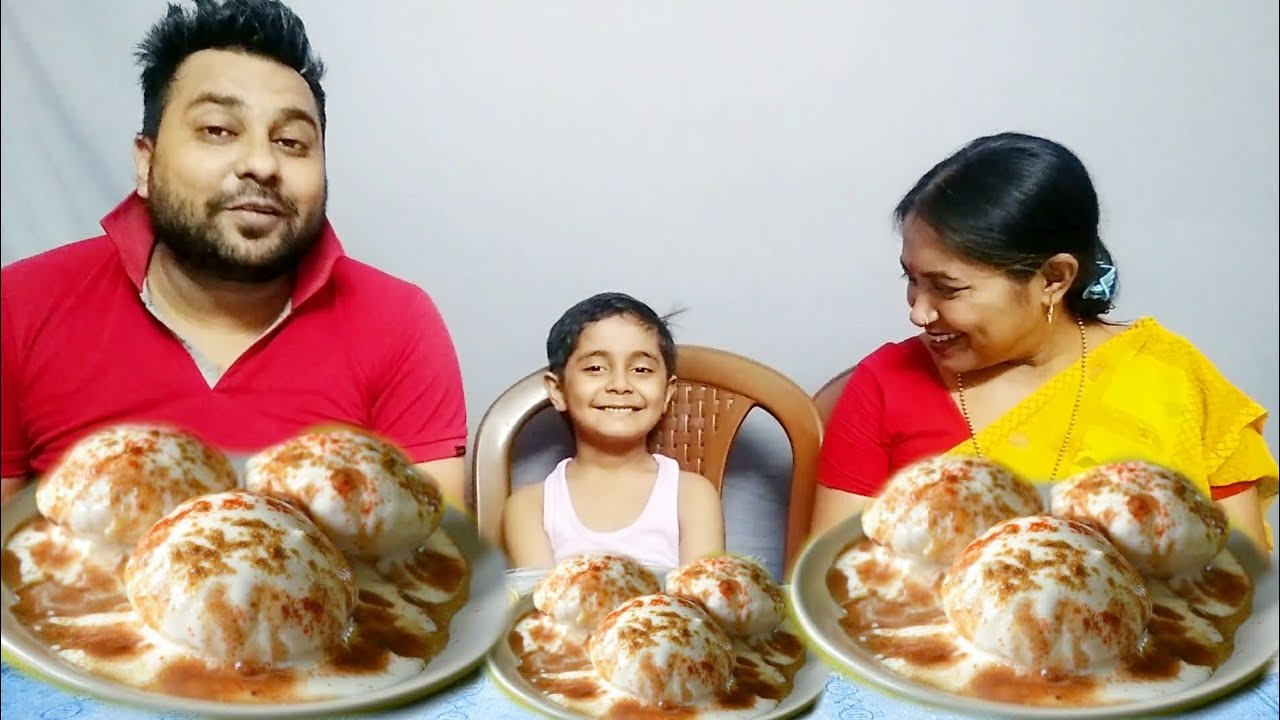 Dahi Vada Eating Challenge | Dahi Bhalla Eating Competition | Food Show ...