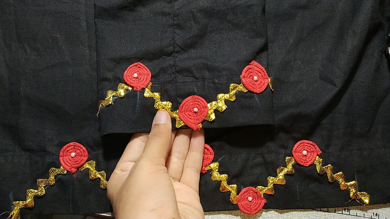 Latest pant bottom design|| very stylish and unique design. - YouTube