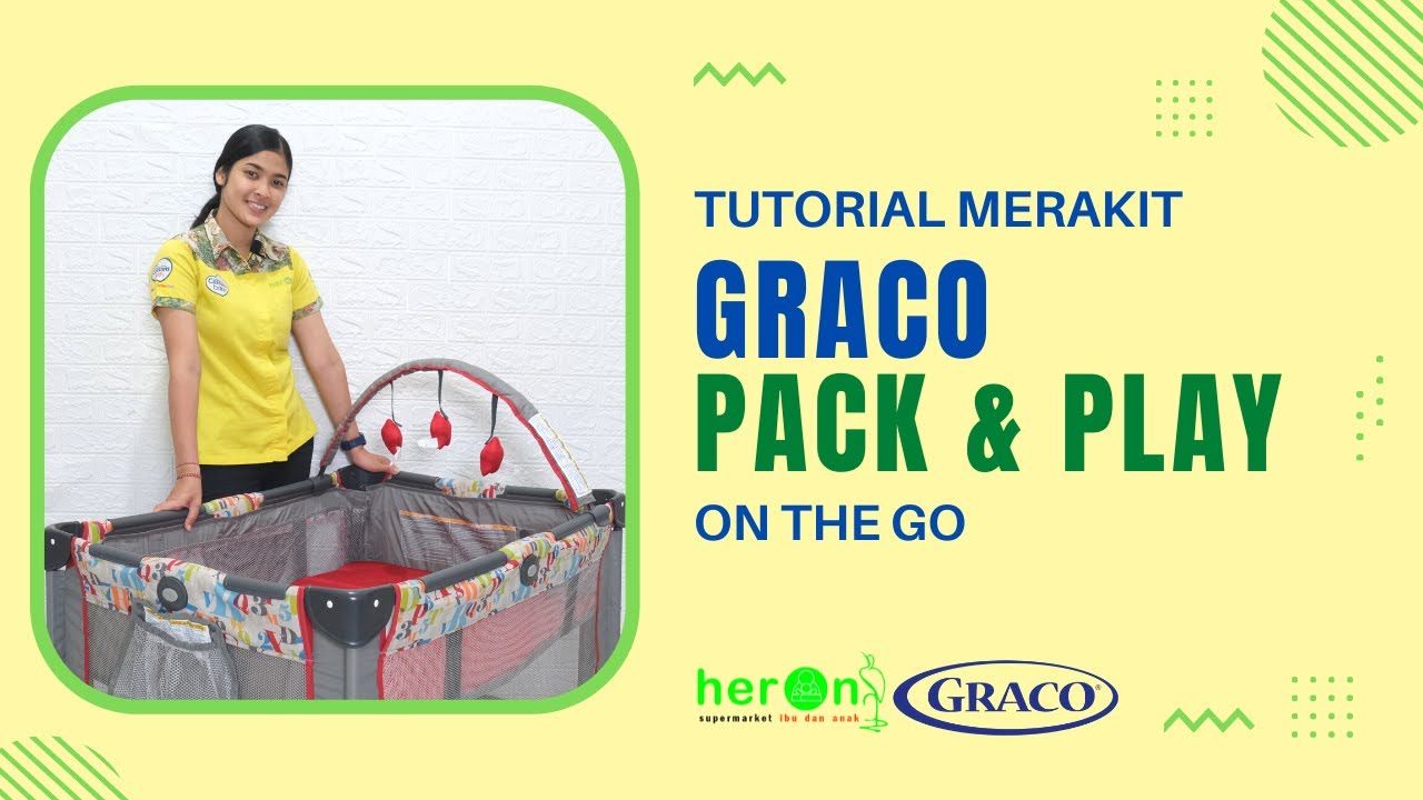 TUTORIAL MERAKIT BABY BOX GRACO PACK & PLAY ON THE GO - YouTube