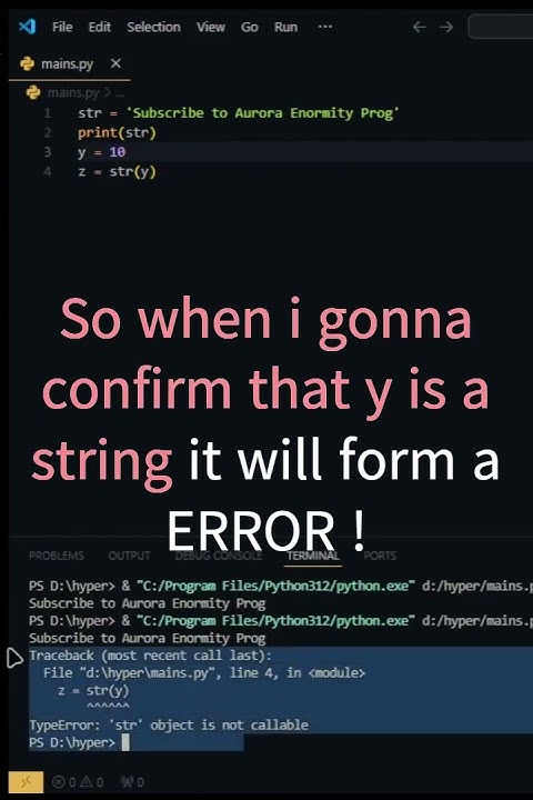Avoid These Common Mistakes In Python Python Shorts Pythonturtle Python Coding Youtube 1569