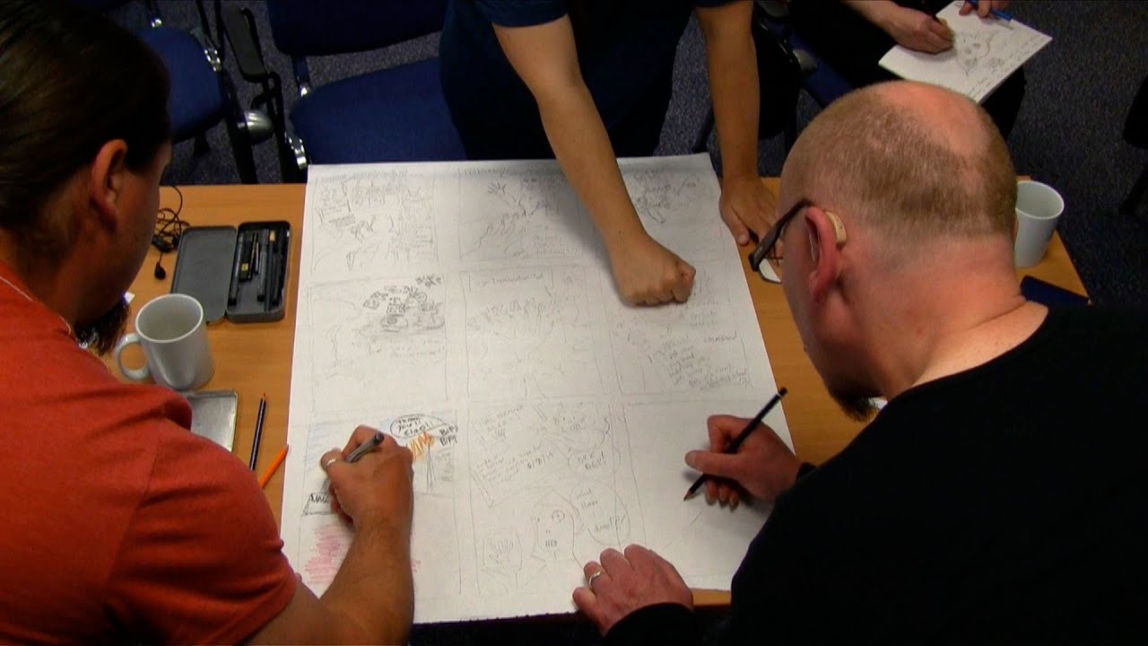 Errol Rivera - workshop - IS comics - YouTube