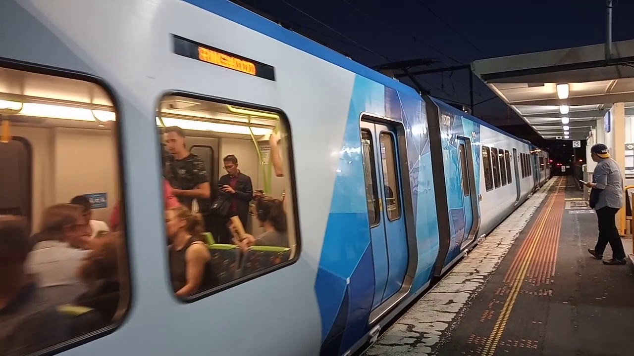 Melbourne Metro Burnley Station Part 2 - Night - YouTube