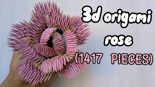 origami 3d white lotus flower | Doovi