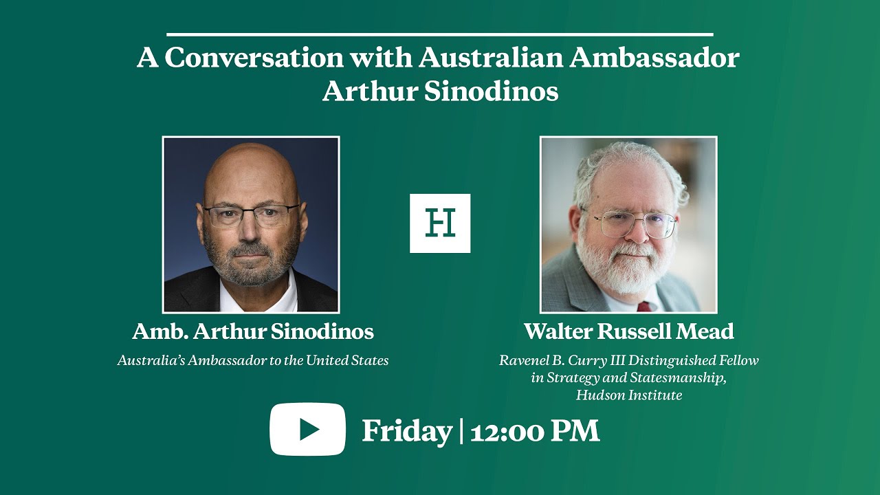 A Conversation with Australian Ambassador Arthur Sinodinos - YouTube